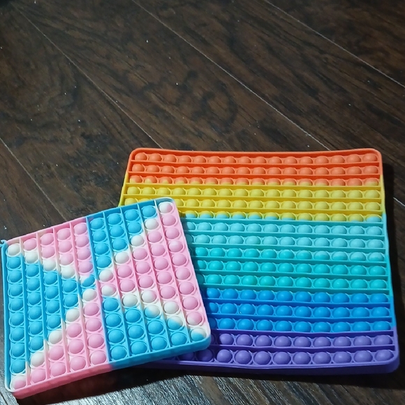Toys | Rainbow Pop It Fidget Toy Set | Poshmark